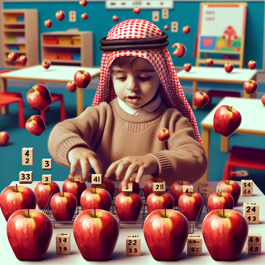 Apple kindergarten math activities