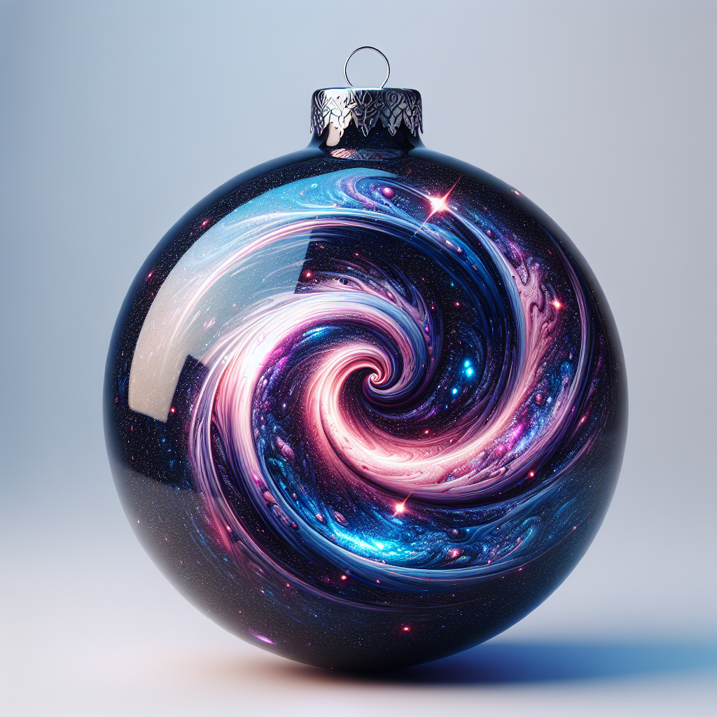 Galaxy Christmas ornaments