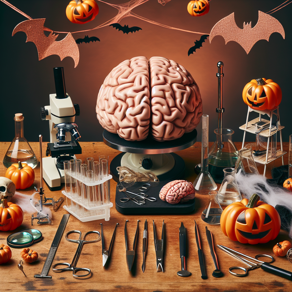 Halloween science activities brain surgery