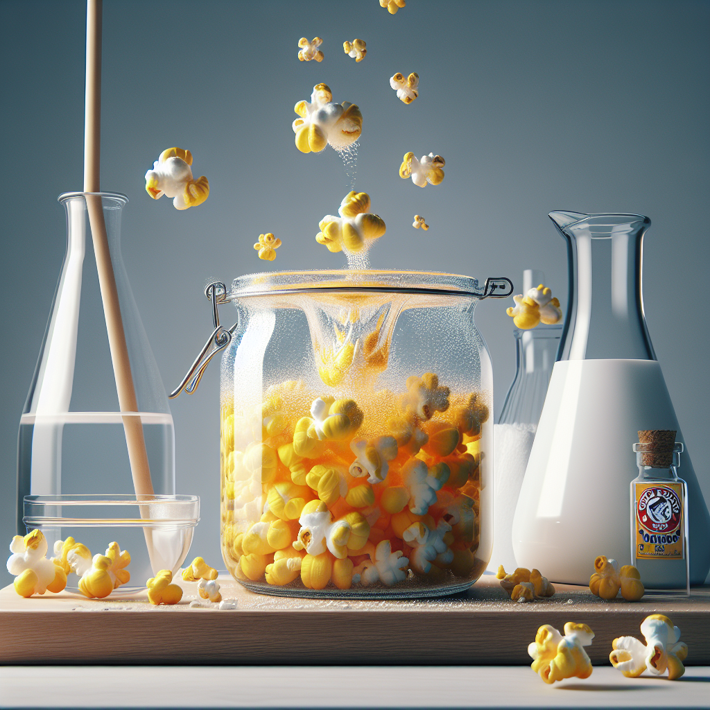 Dancing popcorn experiment